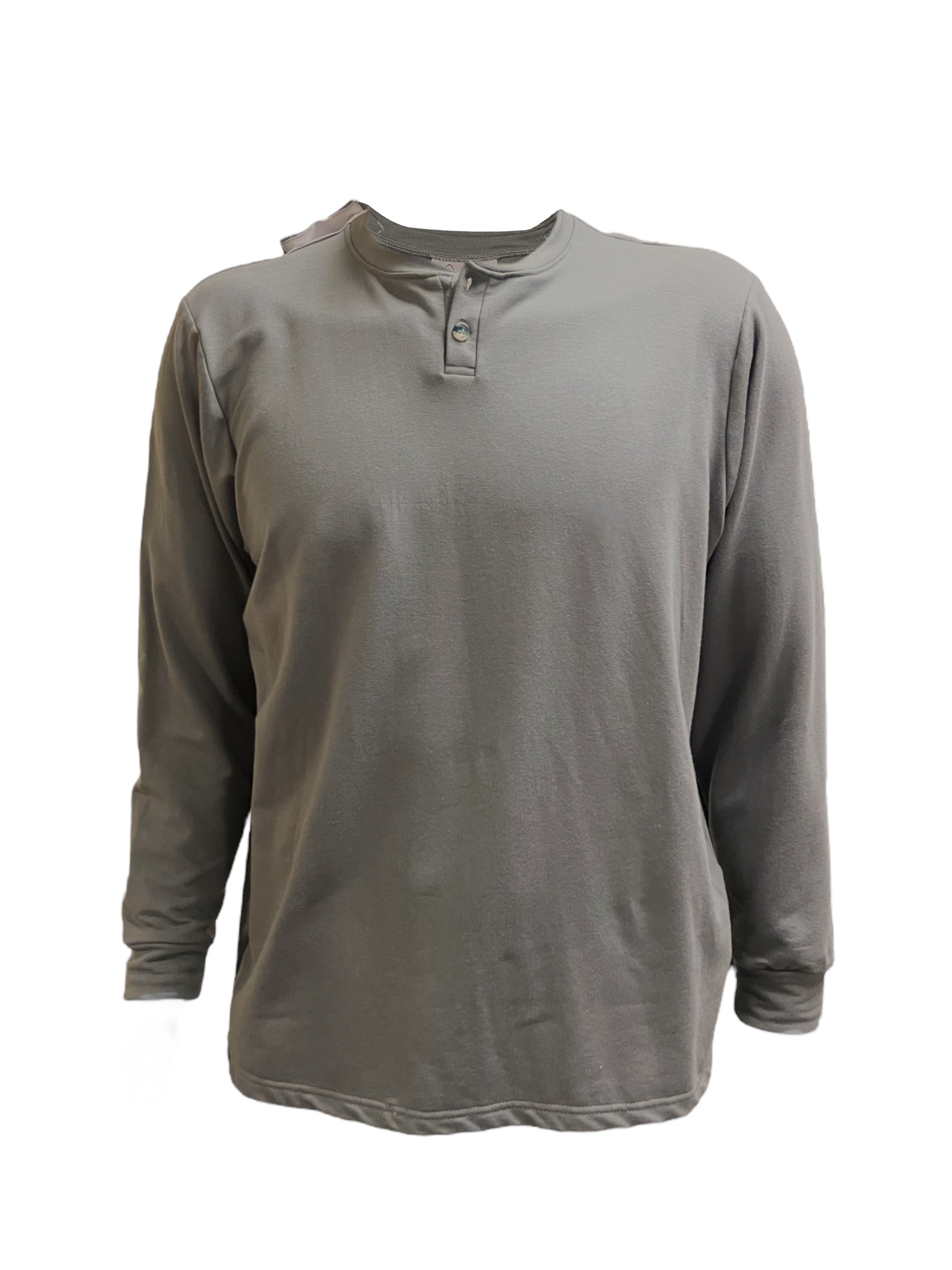 Adaptive Open Back Cotton Henley, Long Sleeve – Sisu Adaptive Clothing